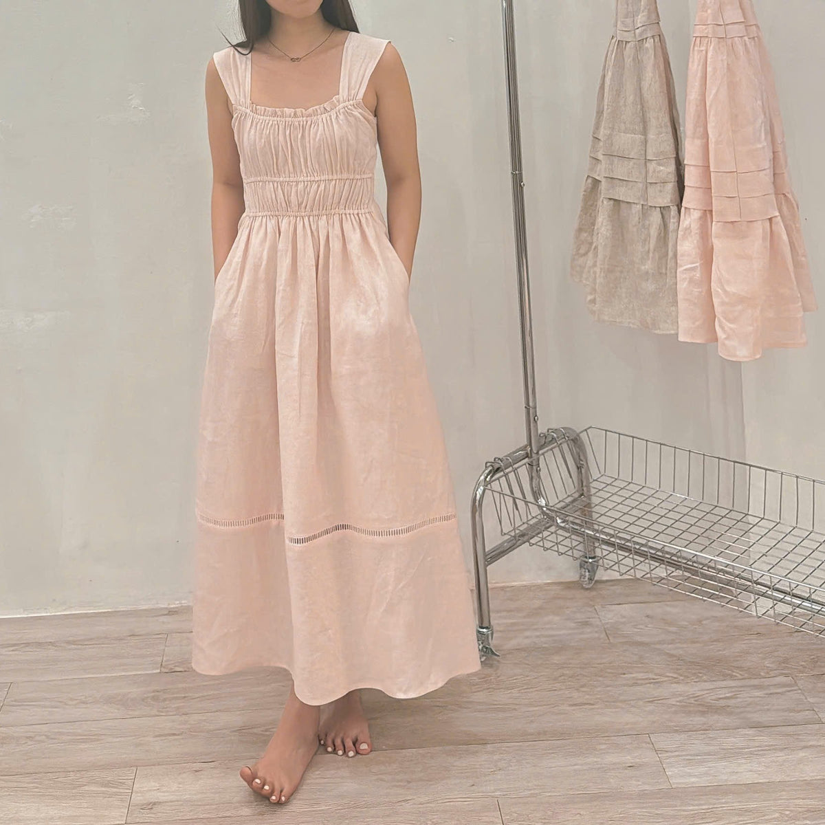 Isaline Linen Dress – madeyoulook